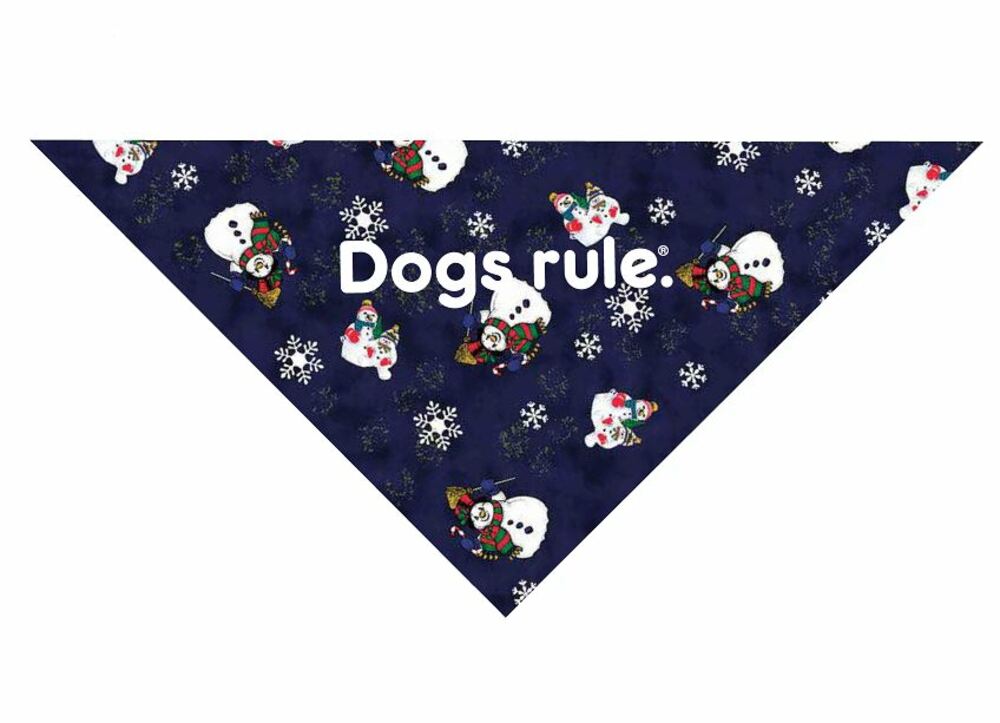 Snowman Dog Bandana – Pedigree Foundation Dogs rule store